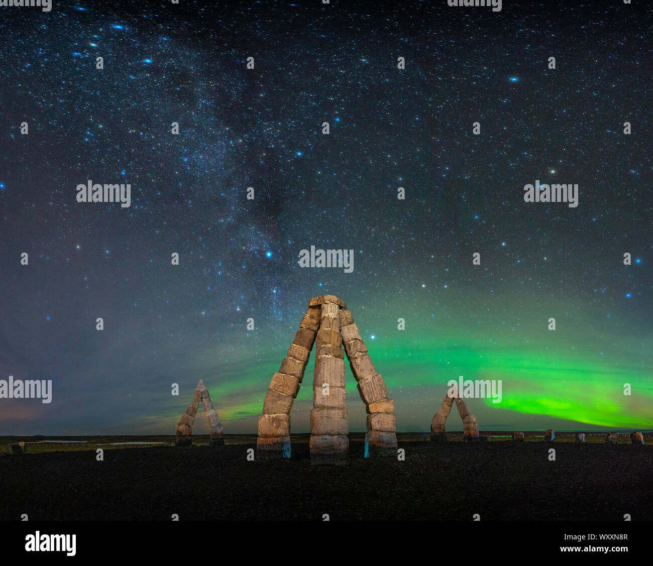 Icelandic stonehenge hi-res stock photography and images - Alamy