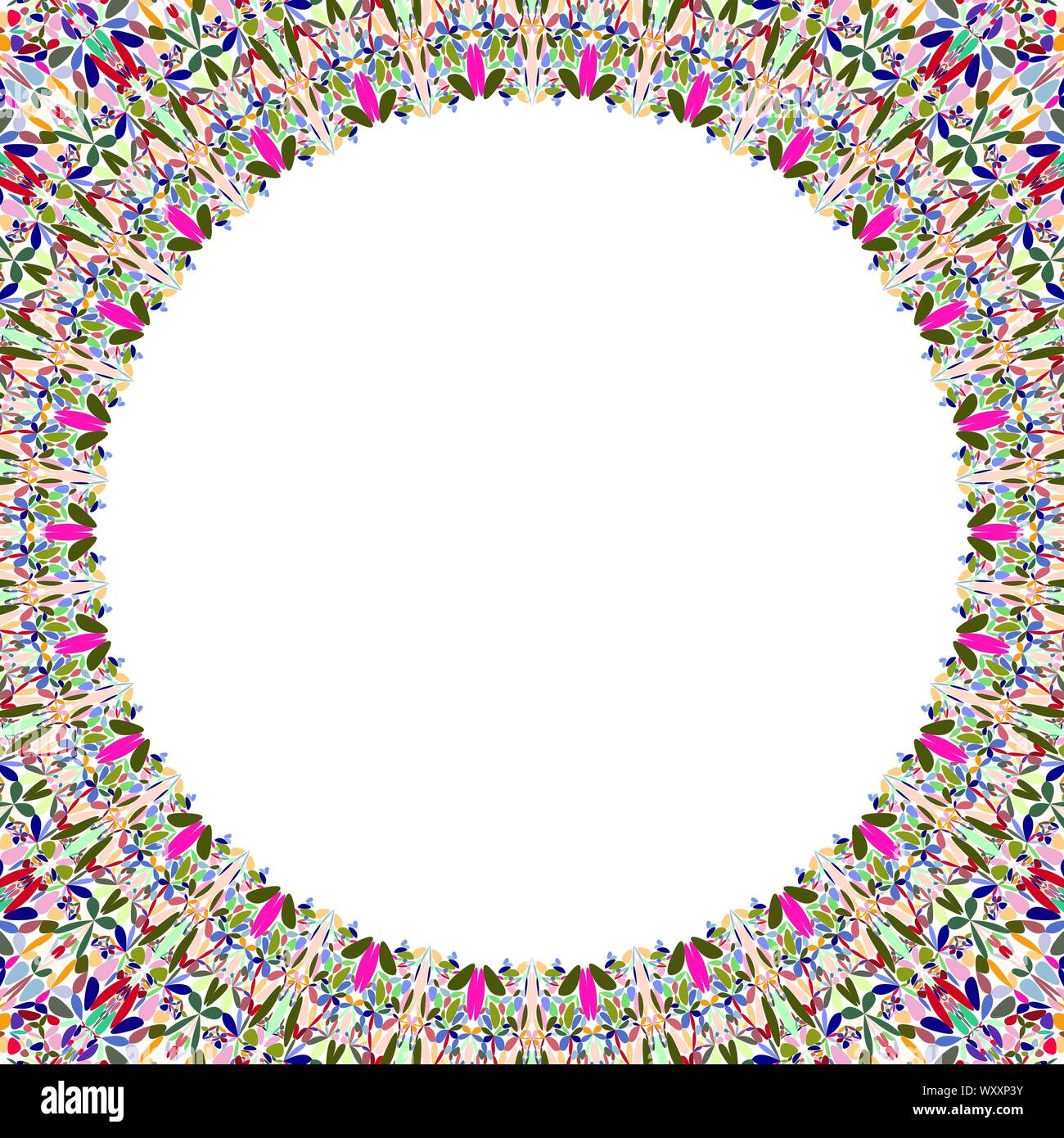 Abstract circular frame vector hi-res stock photography and images - Alamy