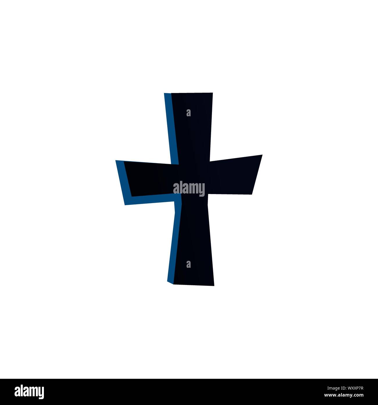 Metal crucifix Stock Vector Images - Alamy