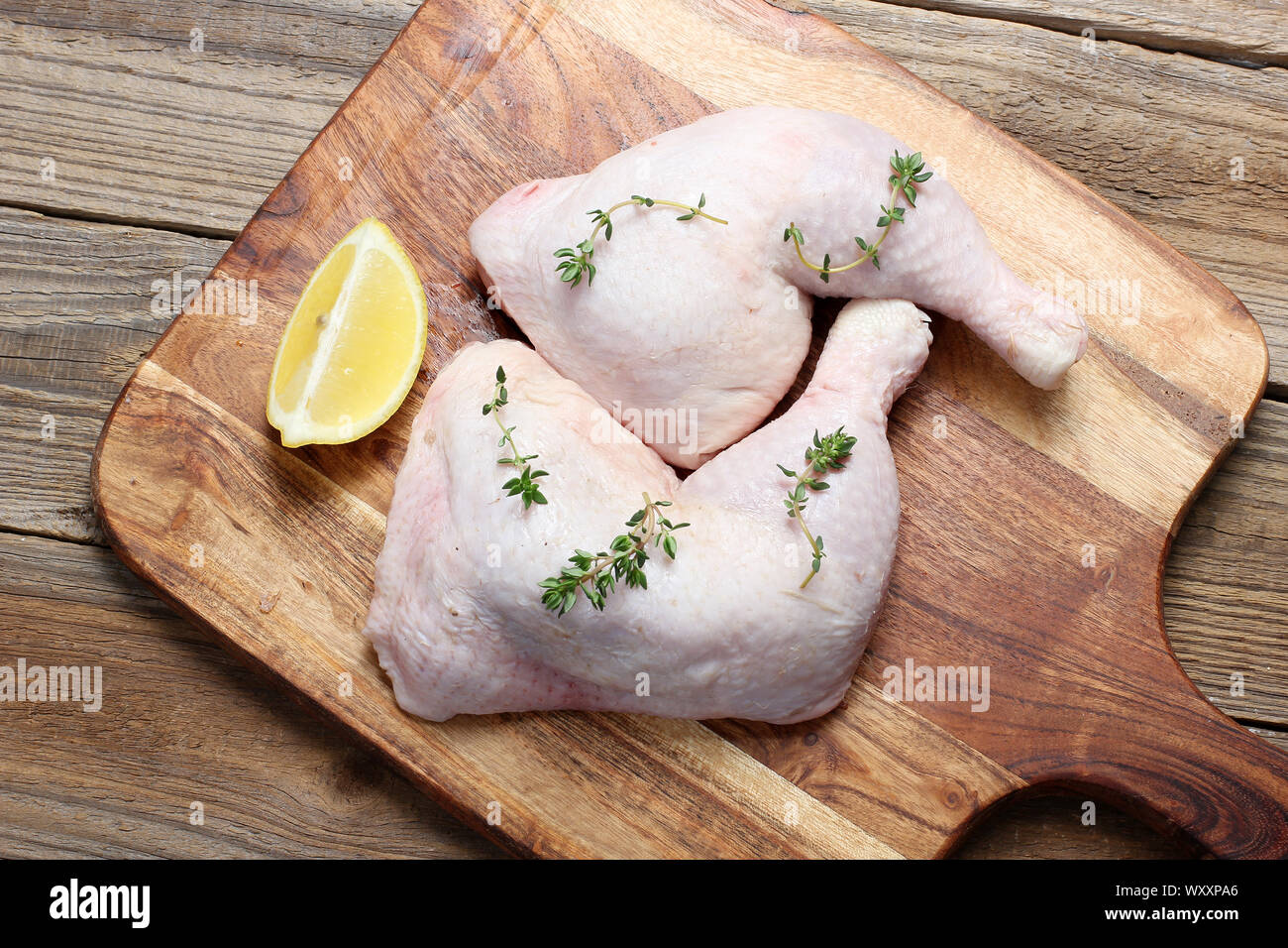 Chicken Maryland on Chopping Board Stock Photo - Alamy