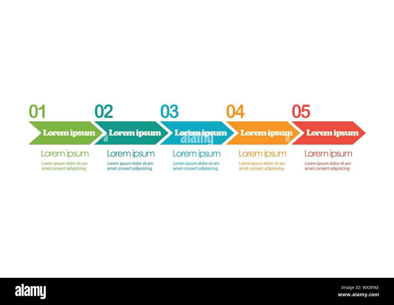Timeline infographic illustration. Vector illustration Stock Vector ...