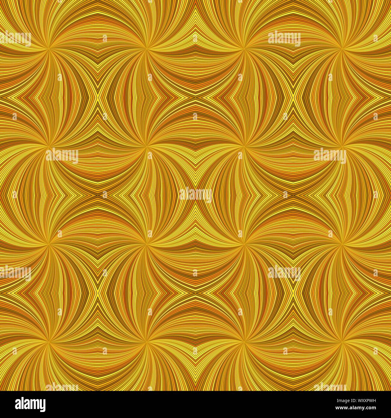Orange seamless psychedelic abstract curved stripe pattern background ...