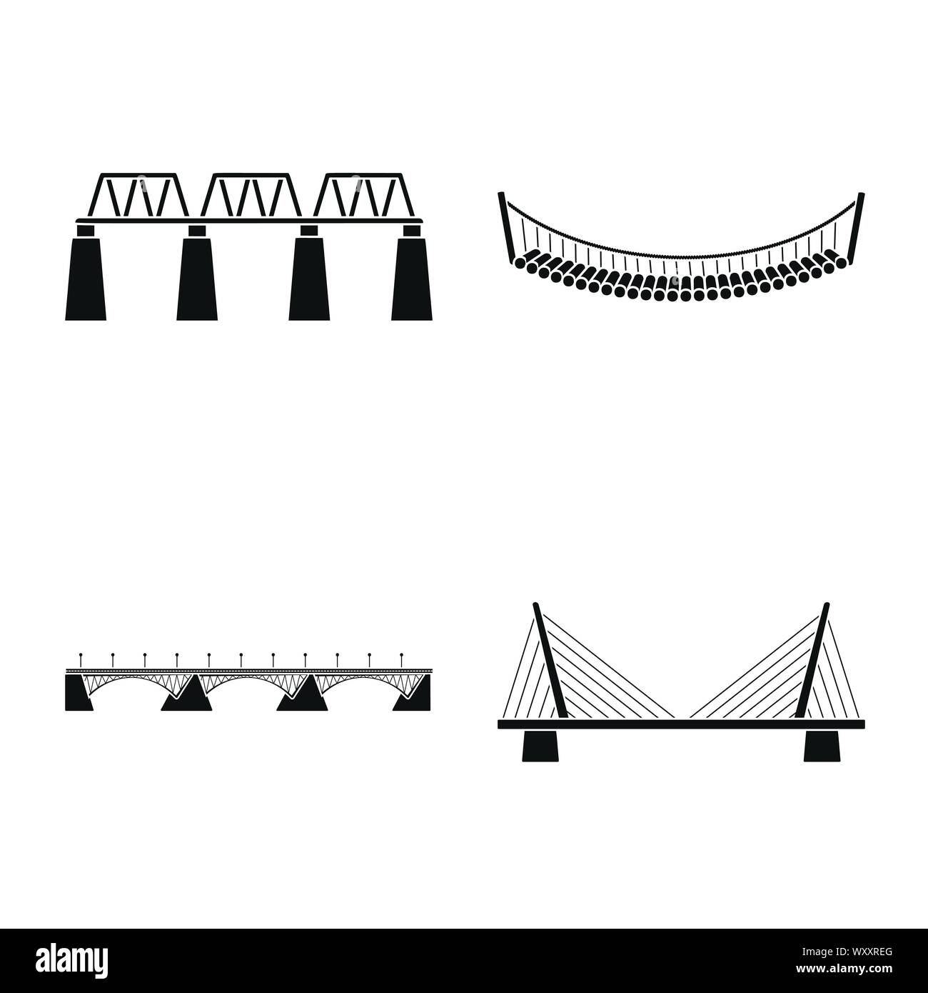 Isolated Object Of Construct And Side Logo Collection Of Construct And Bridge Stock Symbol For