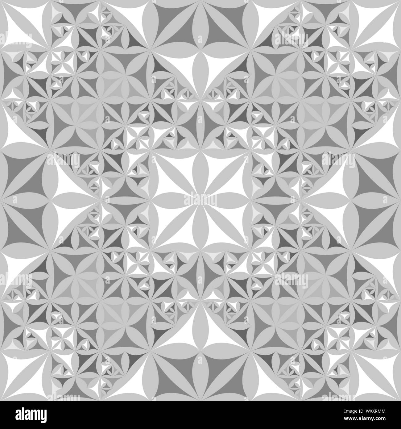 Green abstract seamless curved triangle mosaic kaleidoscope pattern ...