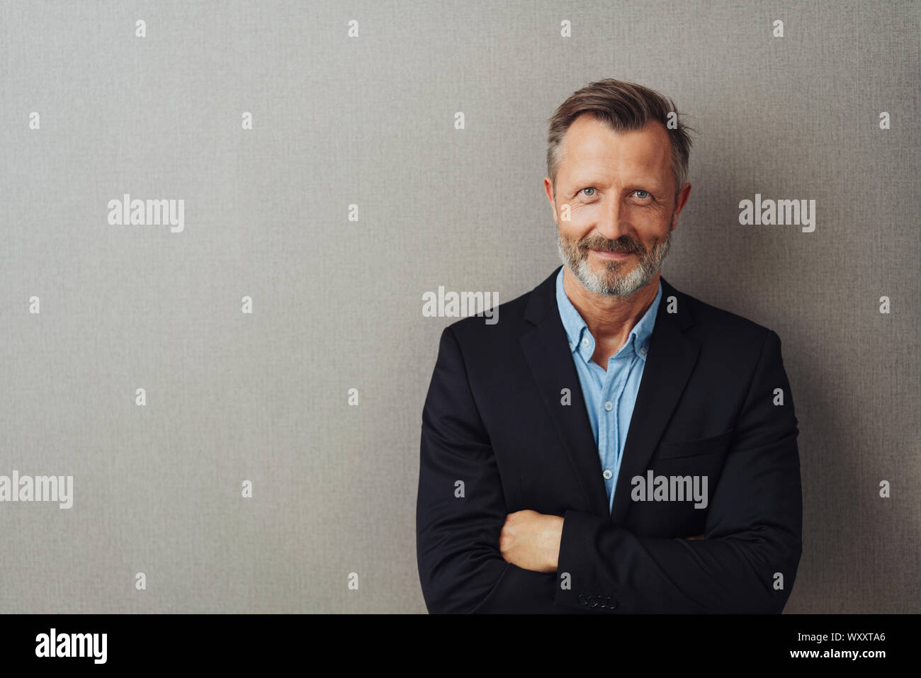 Professional man standing hi-res stock photography and images - Alamy