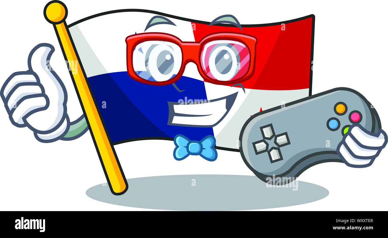 Gamer flag panama isolated with the cartoon Stock Vector Image & Art ...