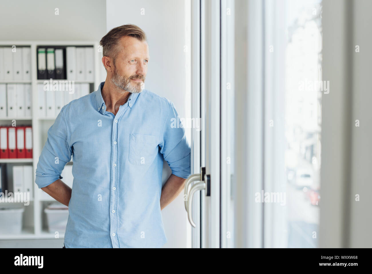 Person Waiting Patiently