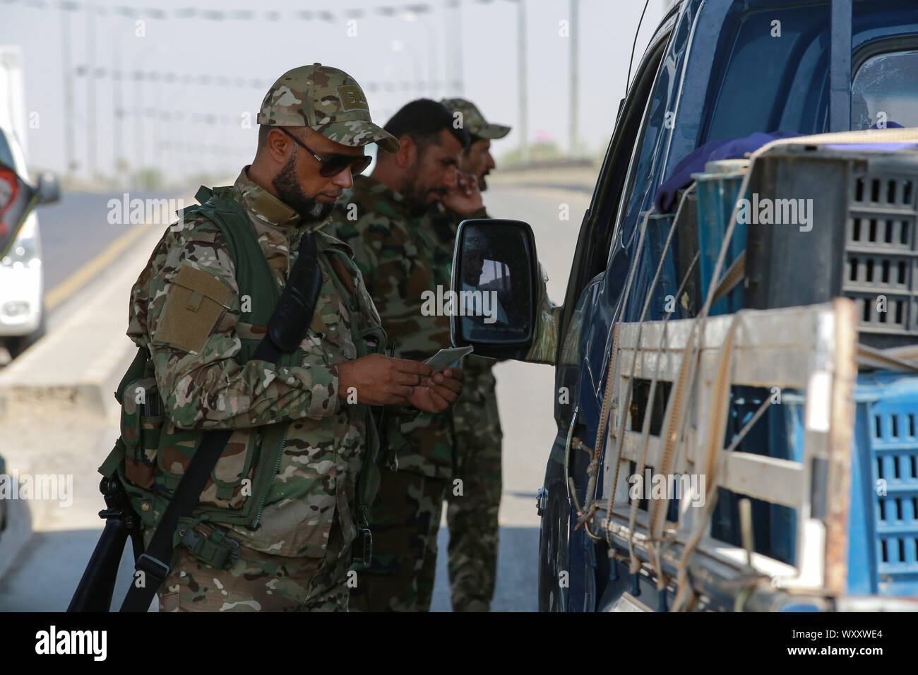 Samarra, Iraq. 18th Sep, 2019. Members of the Peace Companies (Saraya ...