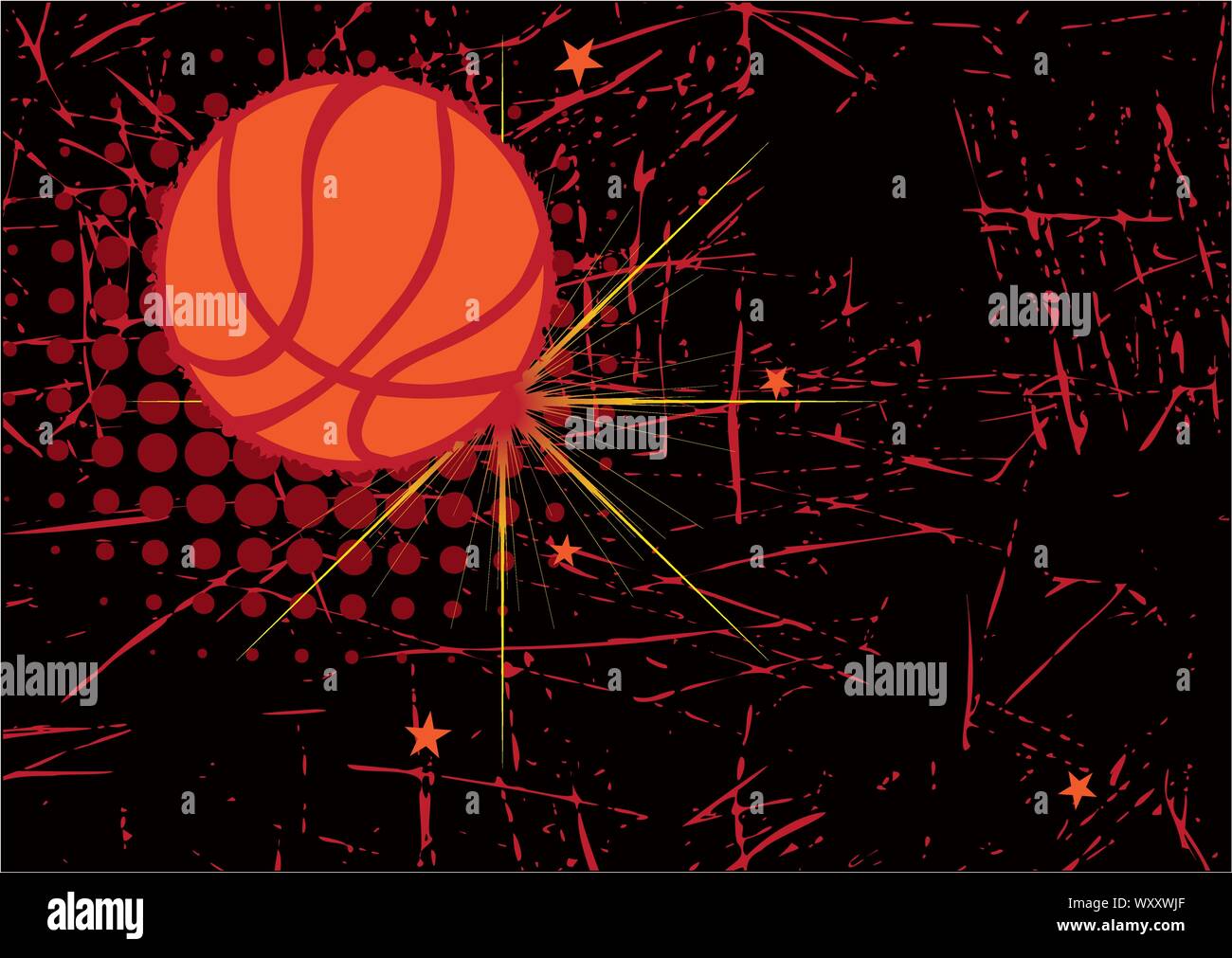 Horizontal basketball banner Stock Vector Image & Art - Alamy