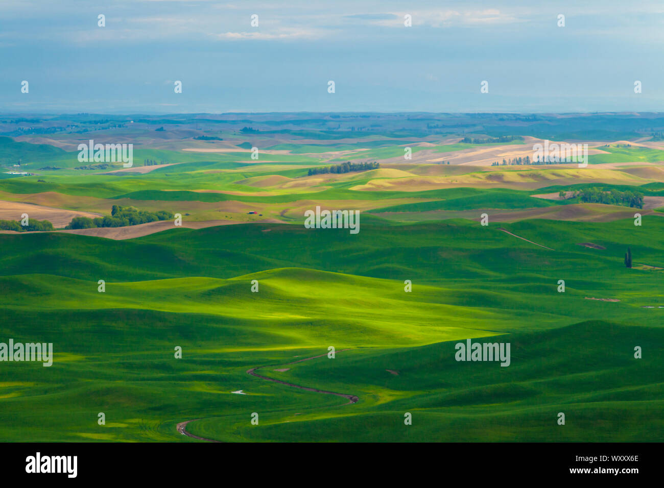 Aerial of palouse region hi-res stock photography and images - Alamy