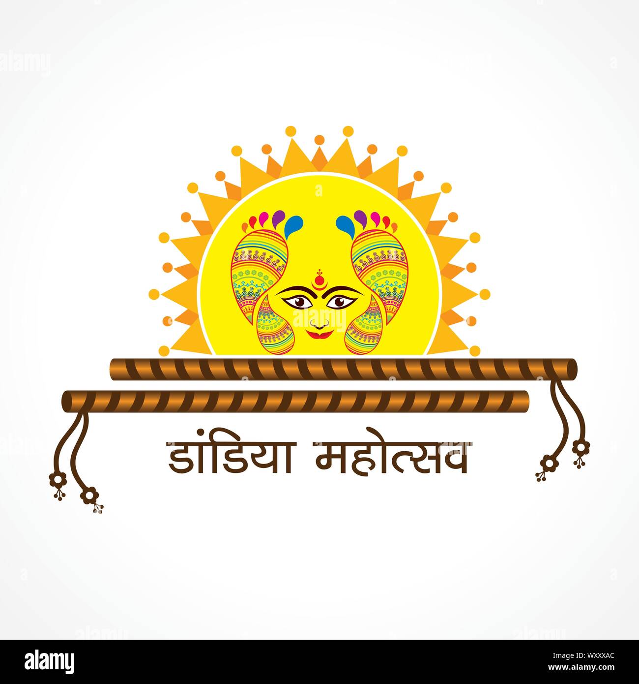 Gujarat tradition Stock Vector Images - Alamy