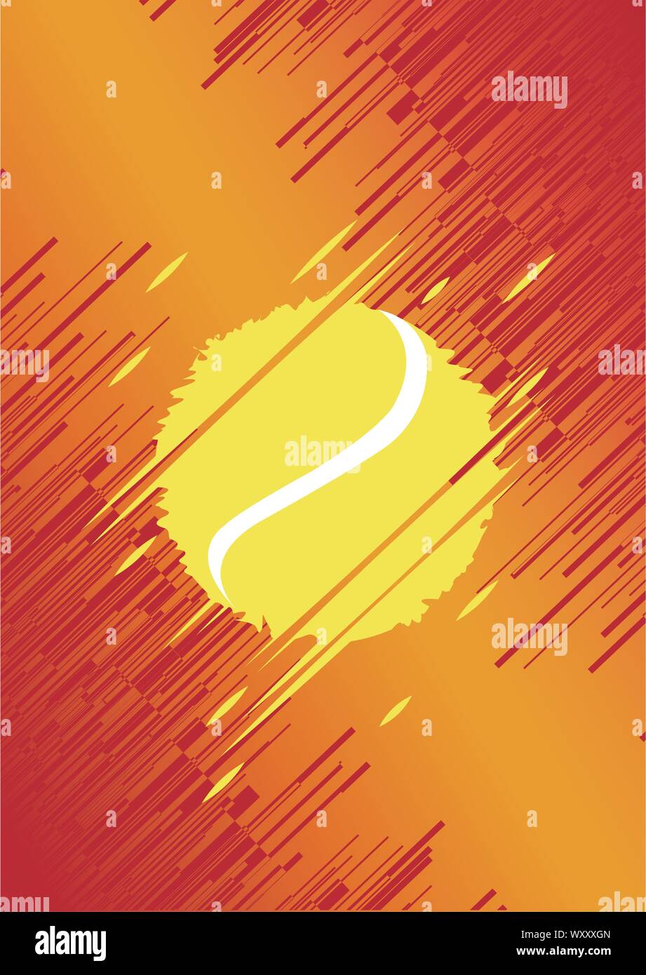Abstract tennis court poster Stock Vector Image & Art - Alamy