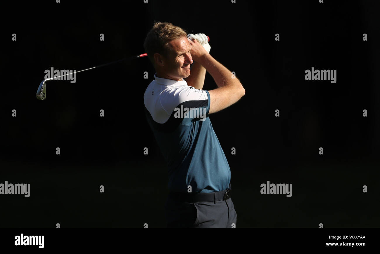 Dan Walker during the Pro-Am of the BMW PGA Open at Wentworth Golf Club ...