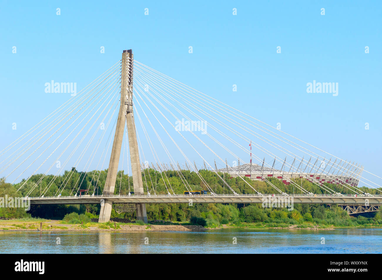 Structural steel cable stayed bridge hi-res stock photography and ...