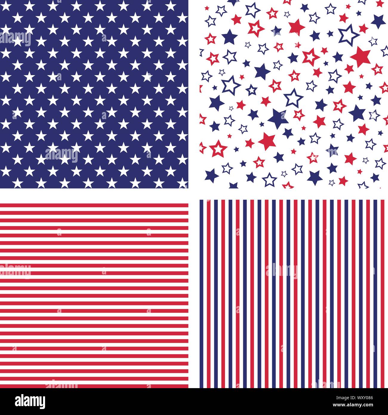 Stars style flag day Stock Vector Images - Alamy