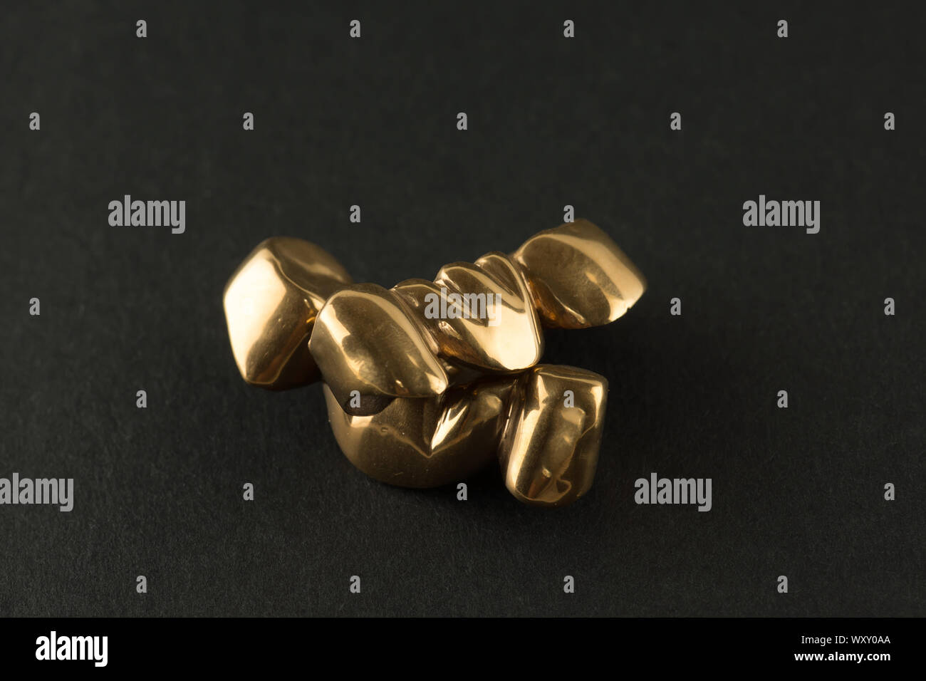 Steel artificial coated nitride titanium dental crown for dentition ...