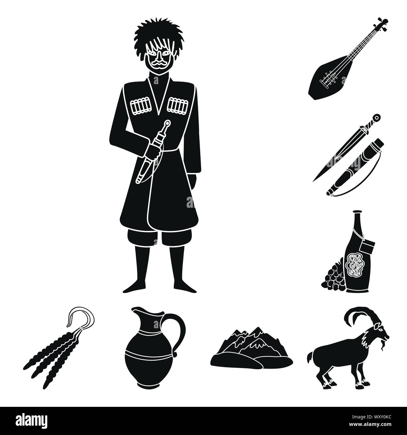 Vector design of heritage and originality icon. Set of heritage and ...