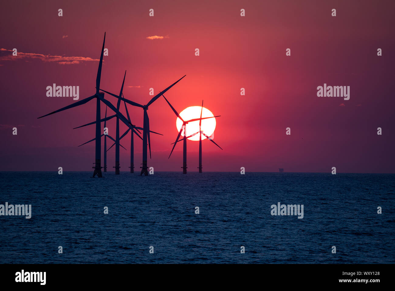 Offshore Wind Farm in Baltic Stock Photo - Alamy