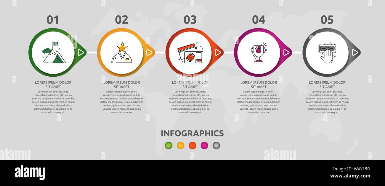 Circle Graph With 5 Spaces