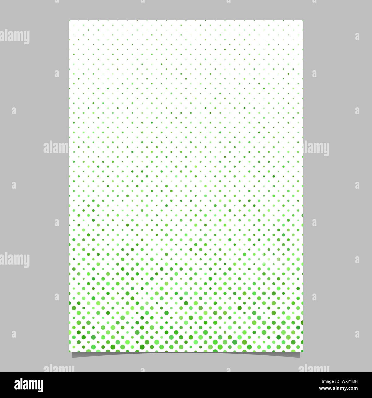 Color Circle Pattern Brochure Template Vector Stationery Background Graphic With Dots Stock