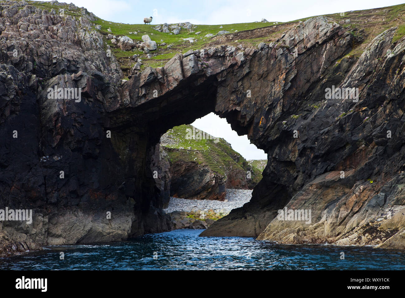 Arco Natural (Natural Arch). Great Bernera. Lewis island. Outer ...