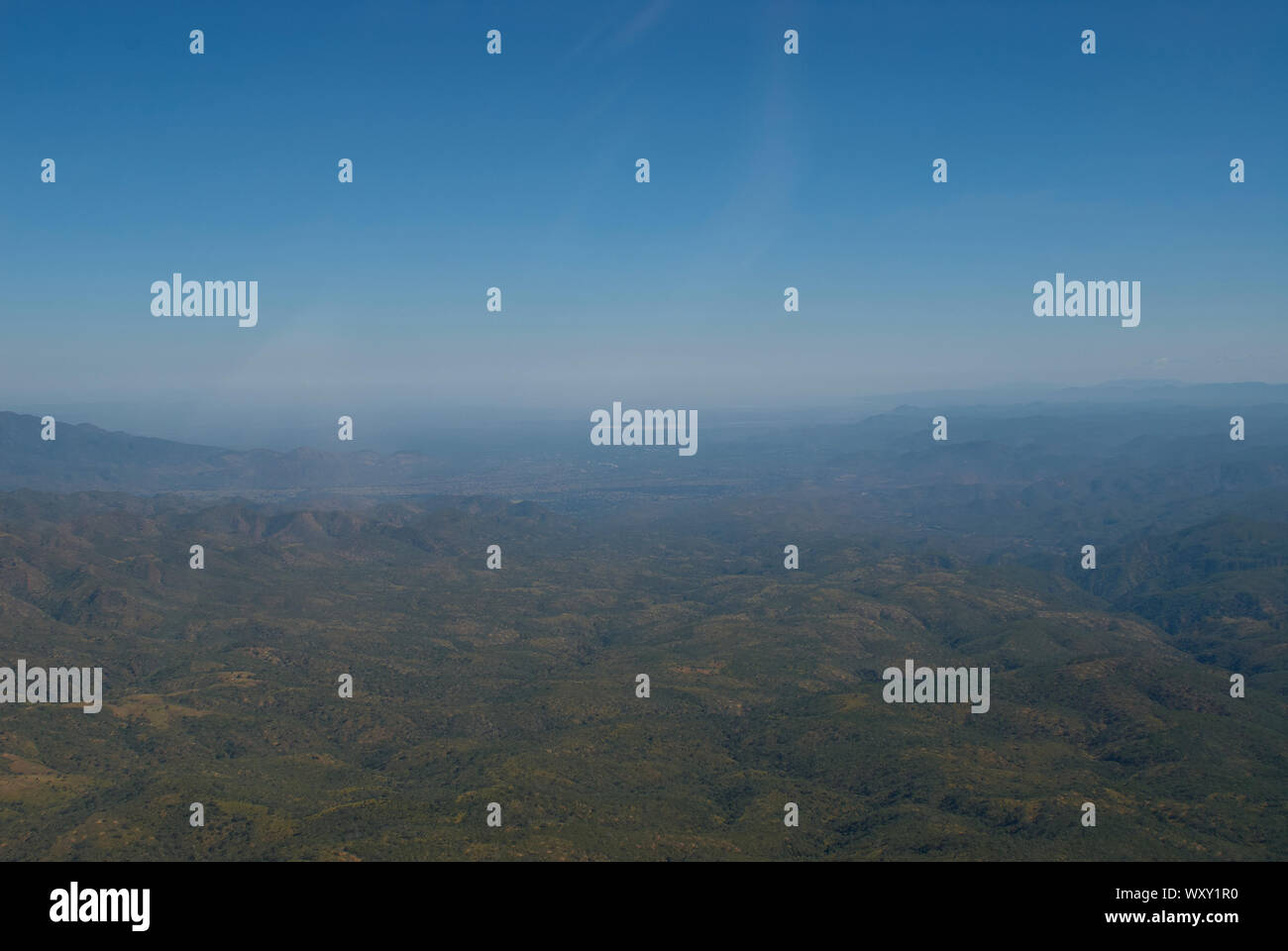 Aerial view towards the Lake Rukwa bassin Stock Photo - Alamy