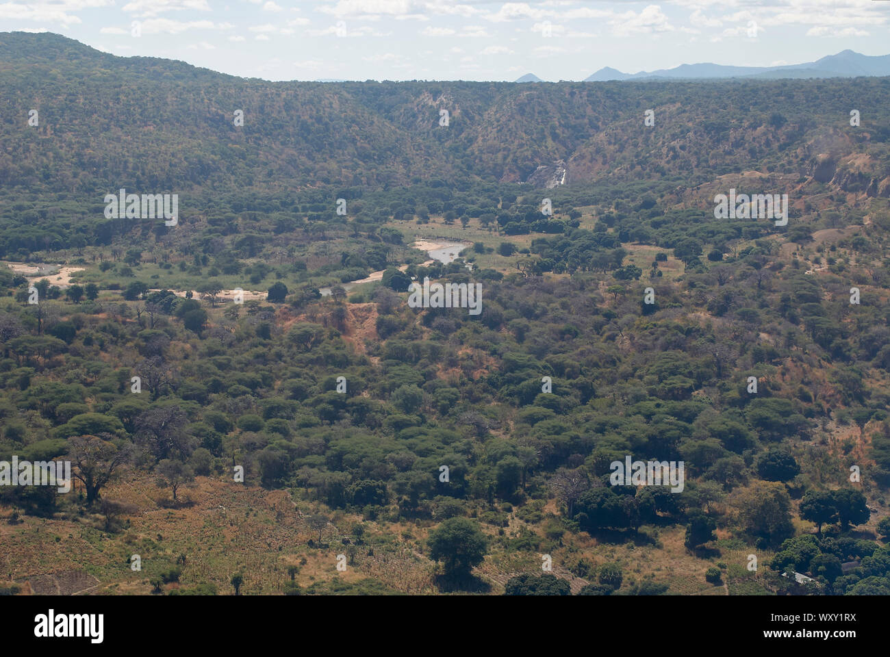 Aerial view of Udinde area at Lake Rukwa Stock Photo - Alamy