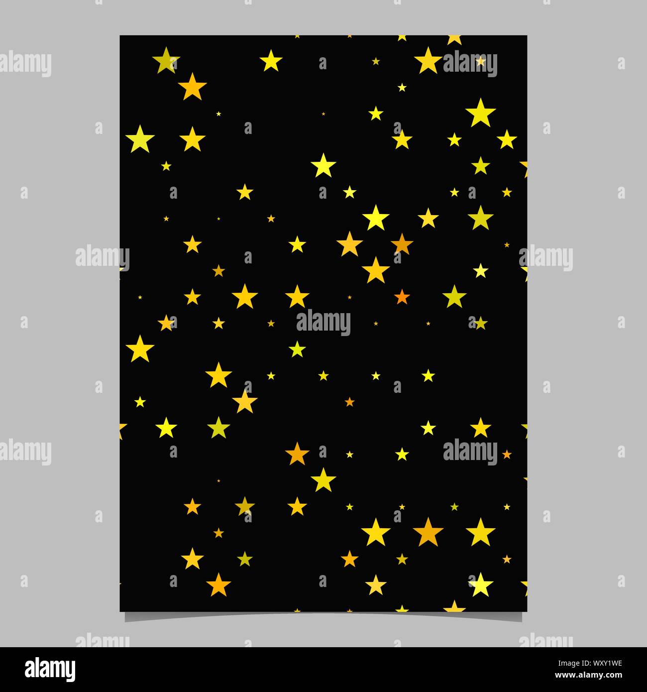 Abstract pentagram star pattern background brochure template - vector ...