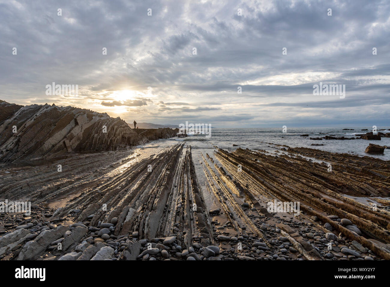 A sequence of sedimentary rock layers hi-res stock photography and ...