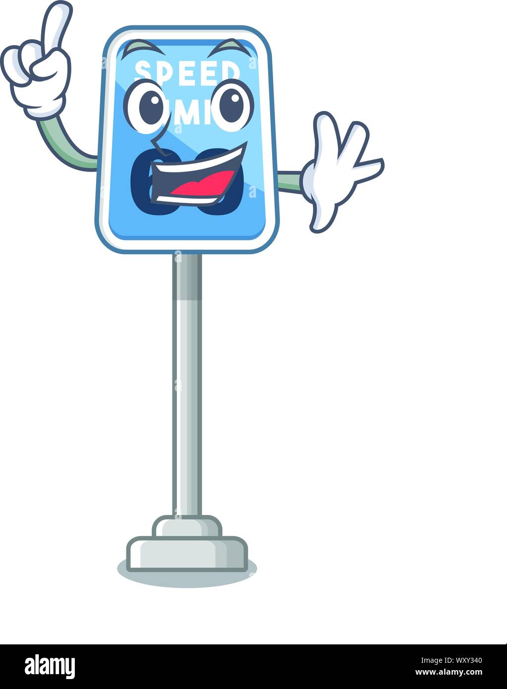 Finger speed limit cartoon toys on table Stock Vector Image & Art - Alamy