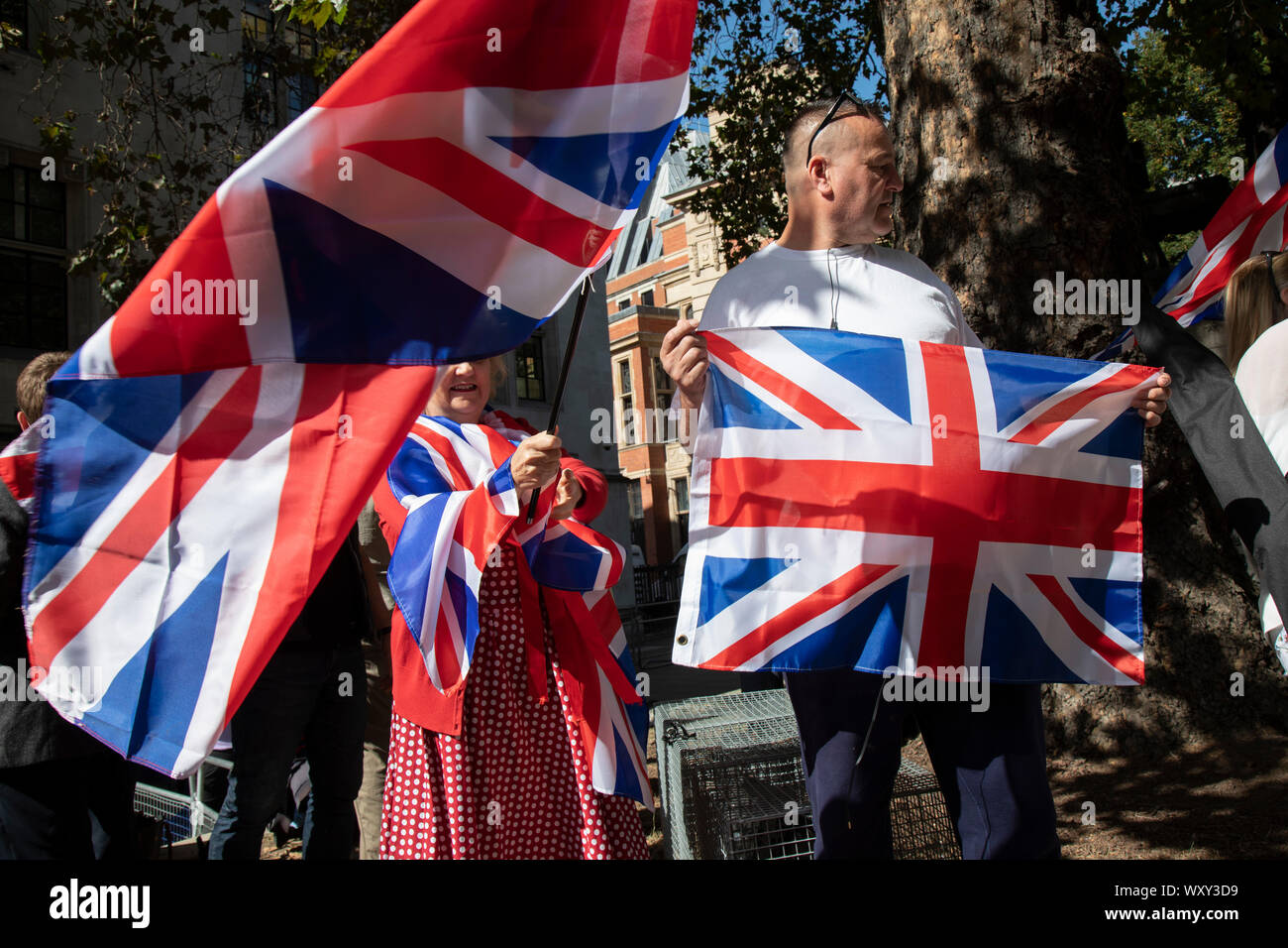 Boris johnson waving flag hi-res stock photography and images - Alamy