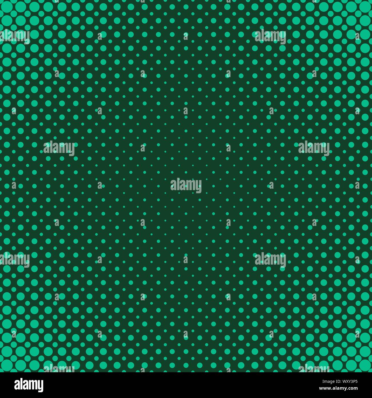 Green Abstract Halftone Circle Pattern Background Vector Graphic From Dots Stock Vector Image