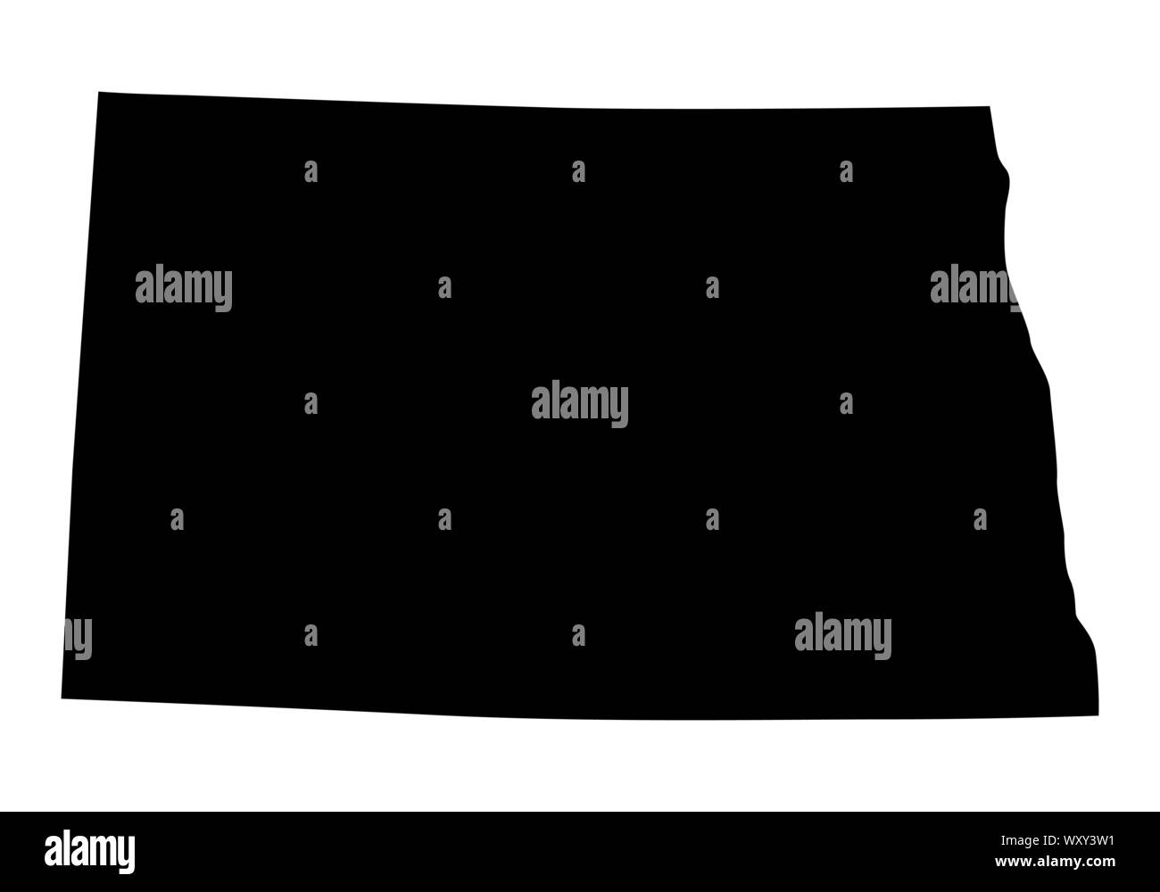 Outline map north america Stock Vector Images - Alamy