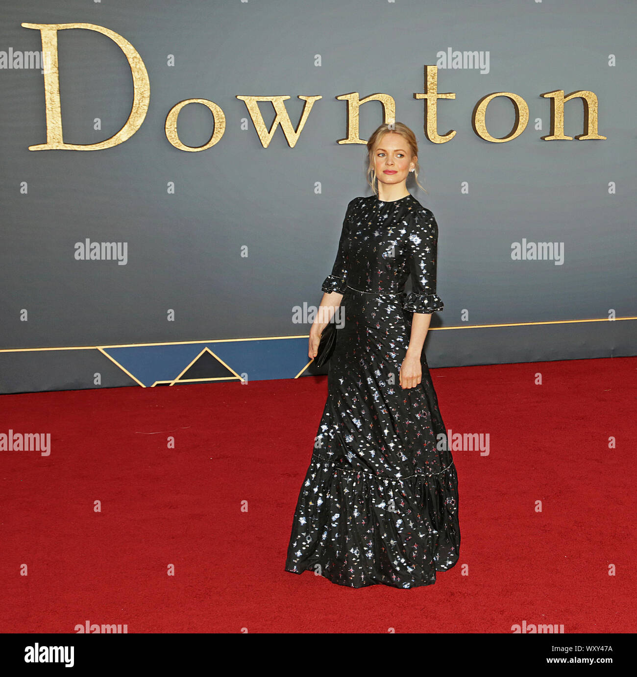 Kate Phillips Downton Abbey Film World Premier Stock Photo - Alamy