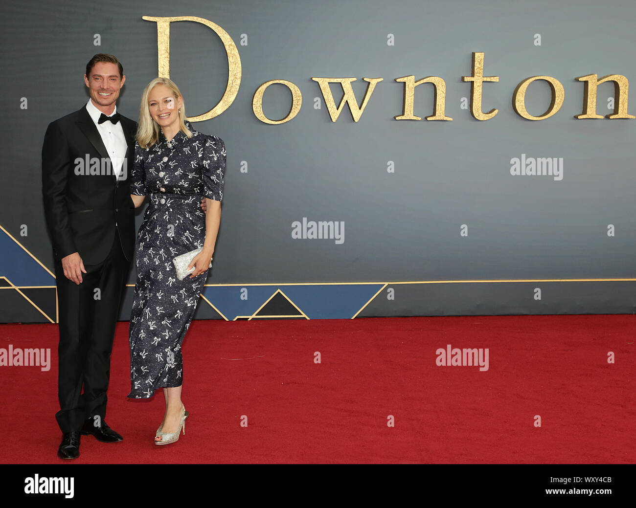 Max Brown Downton Abbey Film World Premier Stock Photo - Alamy