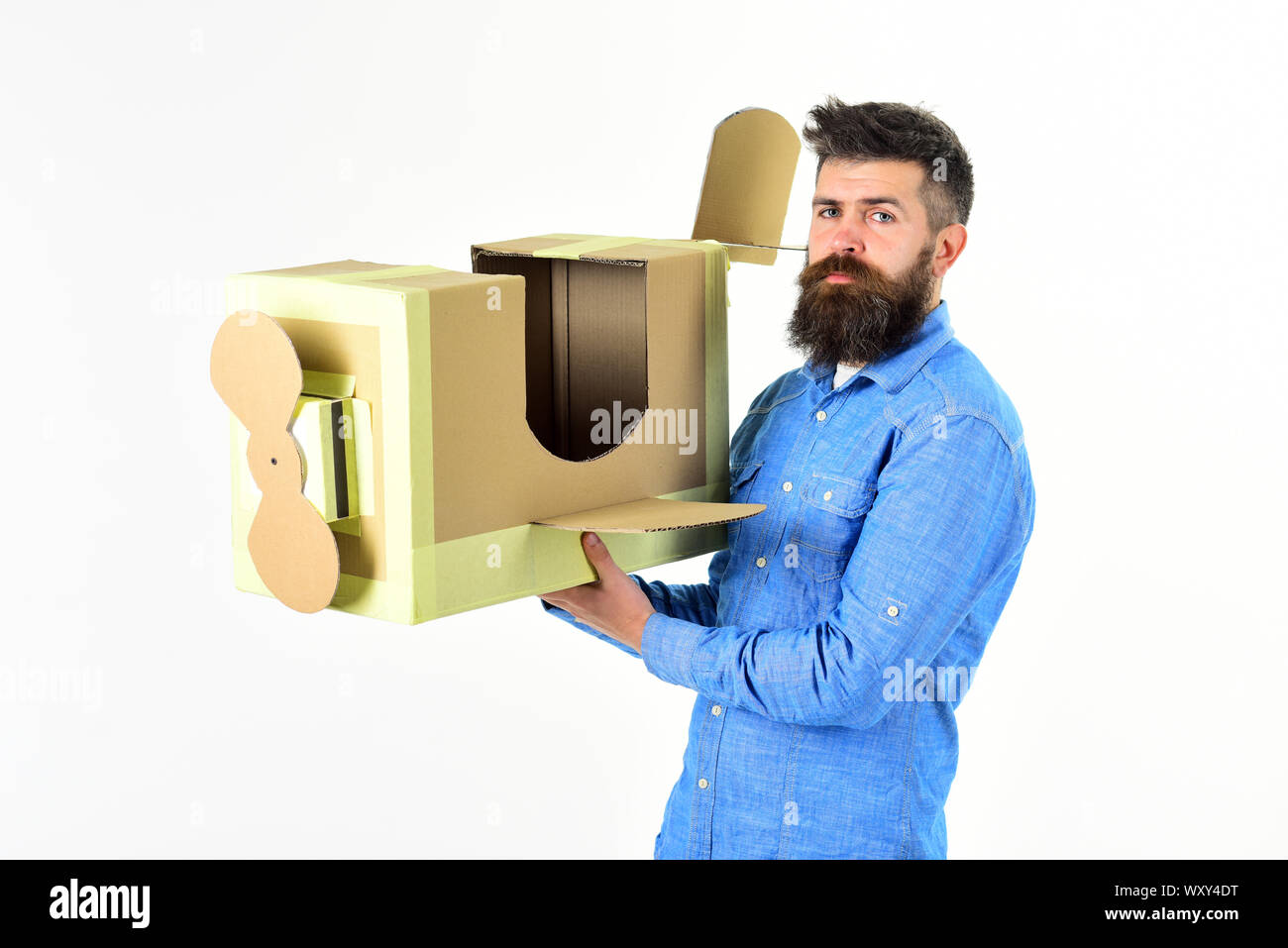 Air mail delivery, aircraft construction Stock Photo - Alamy