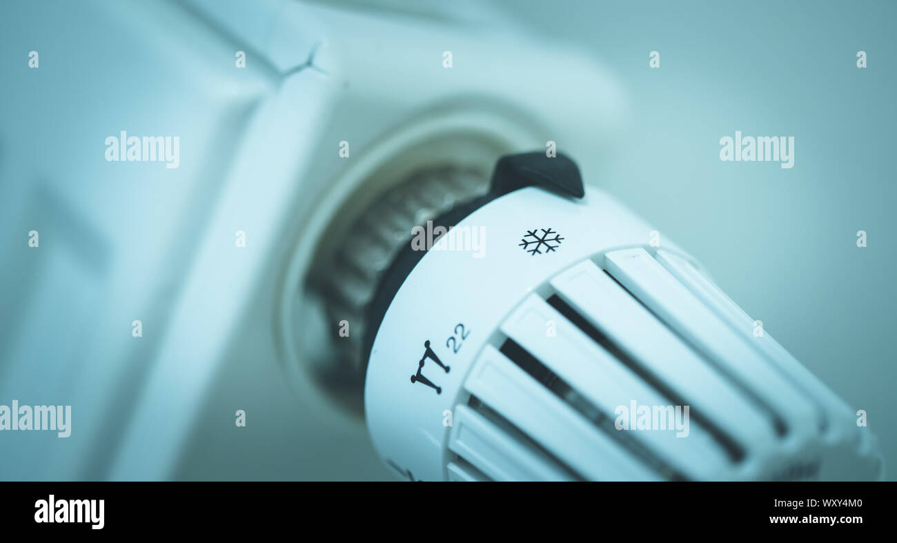Close up picture of a heat regulator Stock Photo - Alamy