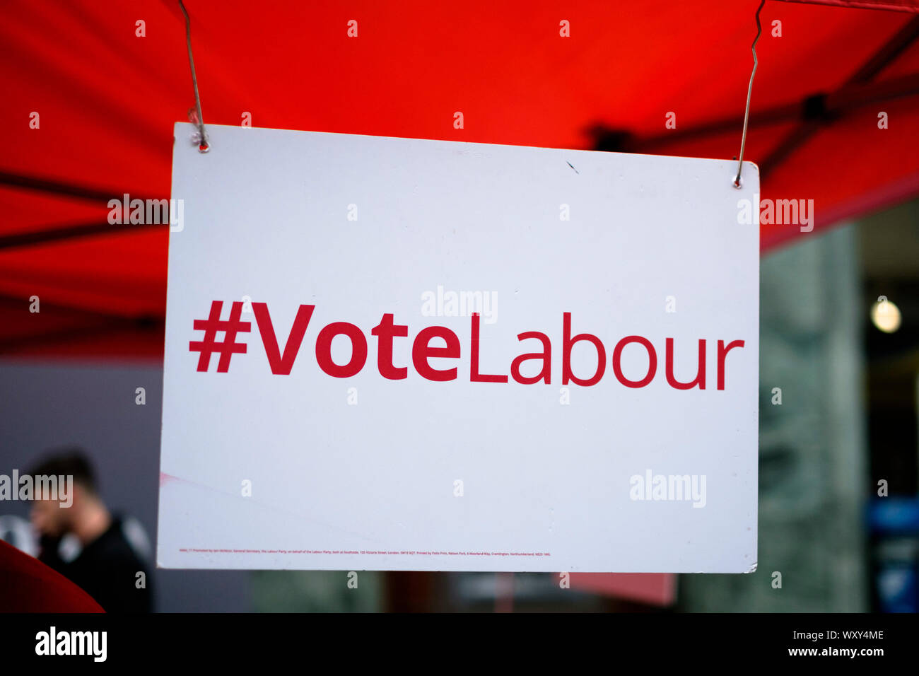 A Vote Labour Sign Stock Photo - Alamy