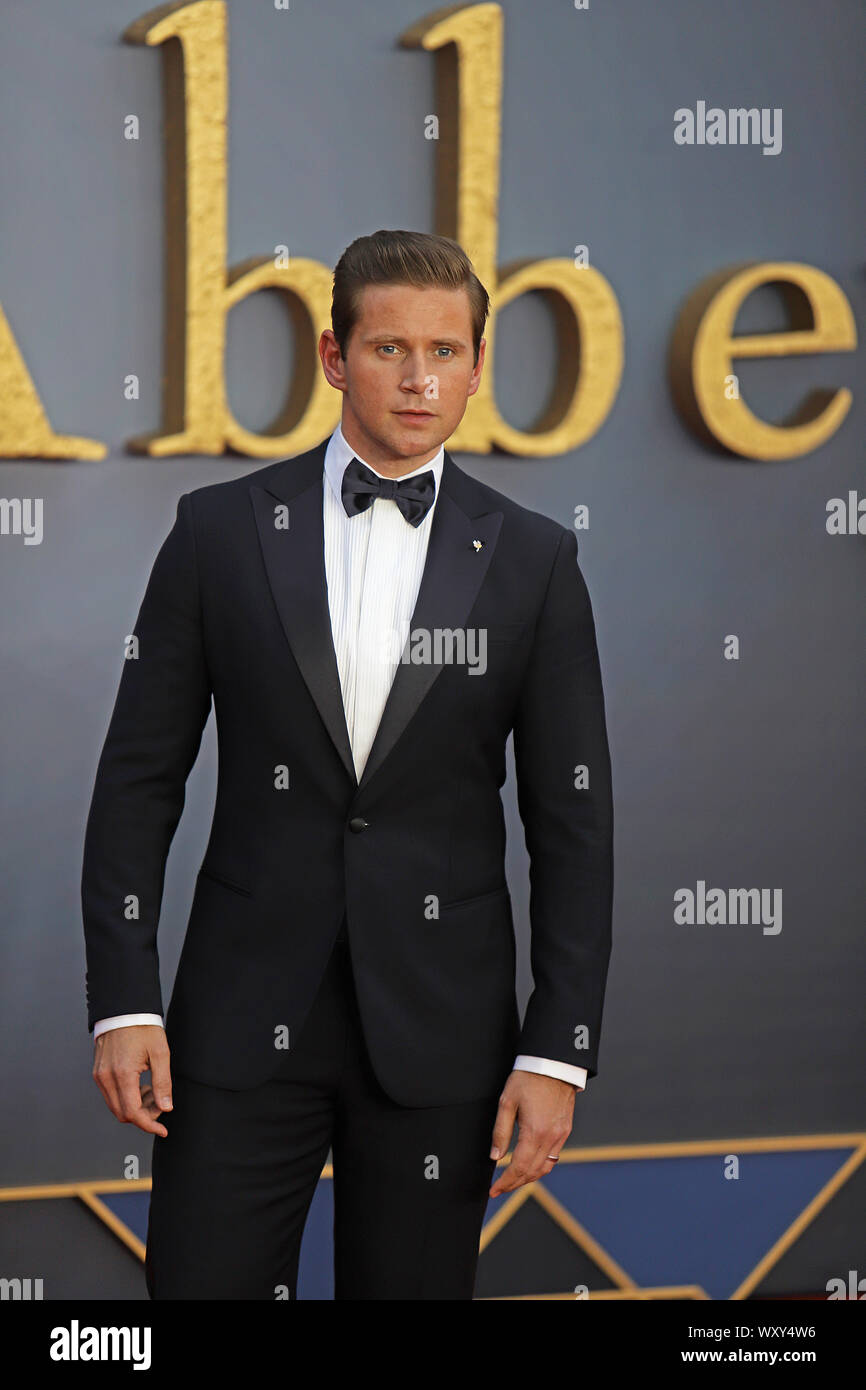Allen Leech Downton Abbey Film World Premier Stock Photo - Alamy