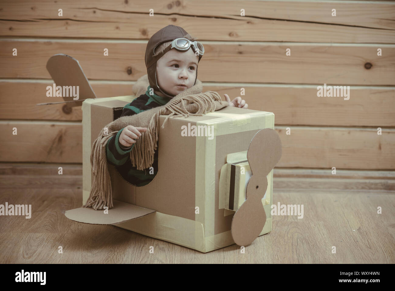 Boy box pilot hi-res stock photography and images - Alamy