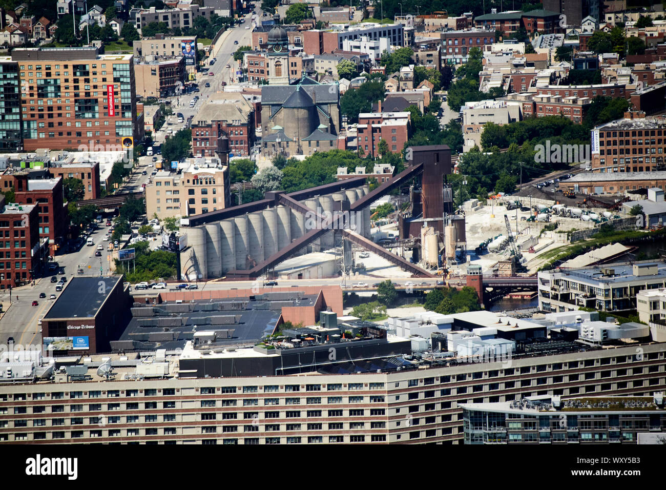 prairie material concrete cement plant in the river west district of ...