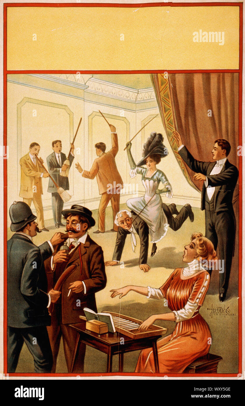 You Dreamt You Were a Hypnotist Stock Poster Ca 1900 - Vintage ...