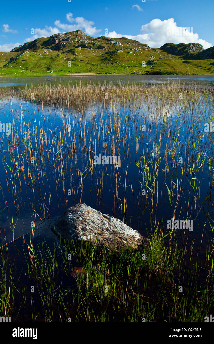 Lago Loch Dail Beag (Lake). Lewis Island. Outer Hebrides. Scotland, UK ...