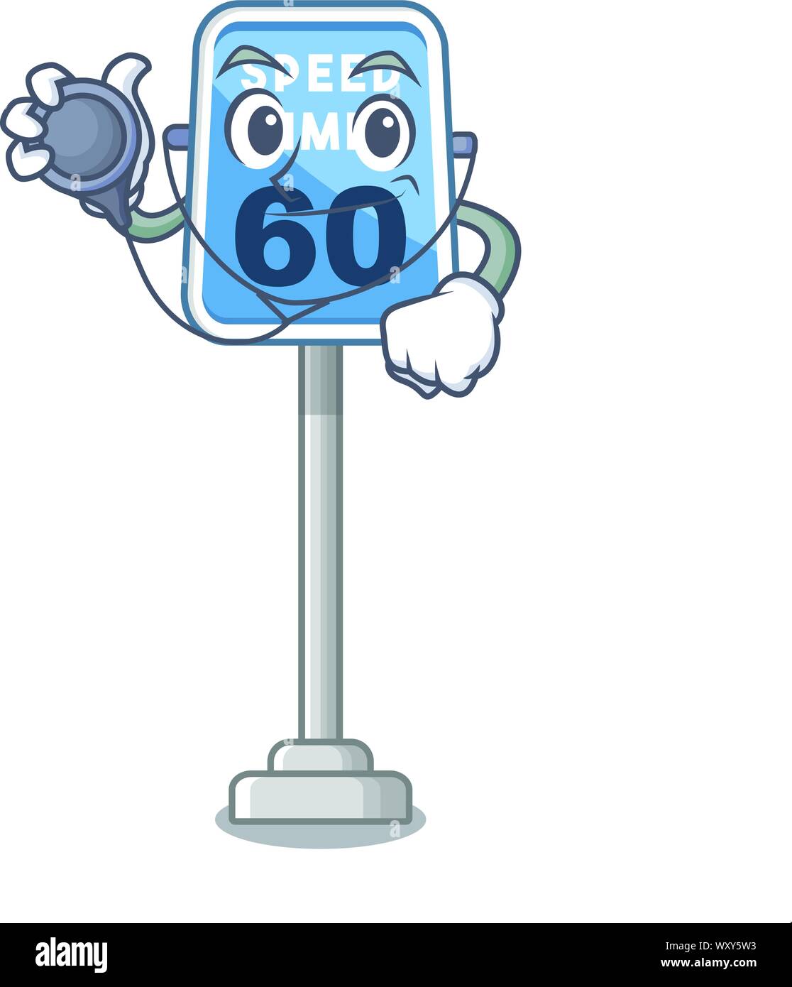 Doctor speed limit with the character shape Stock Vector Image & Art ...
