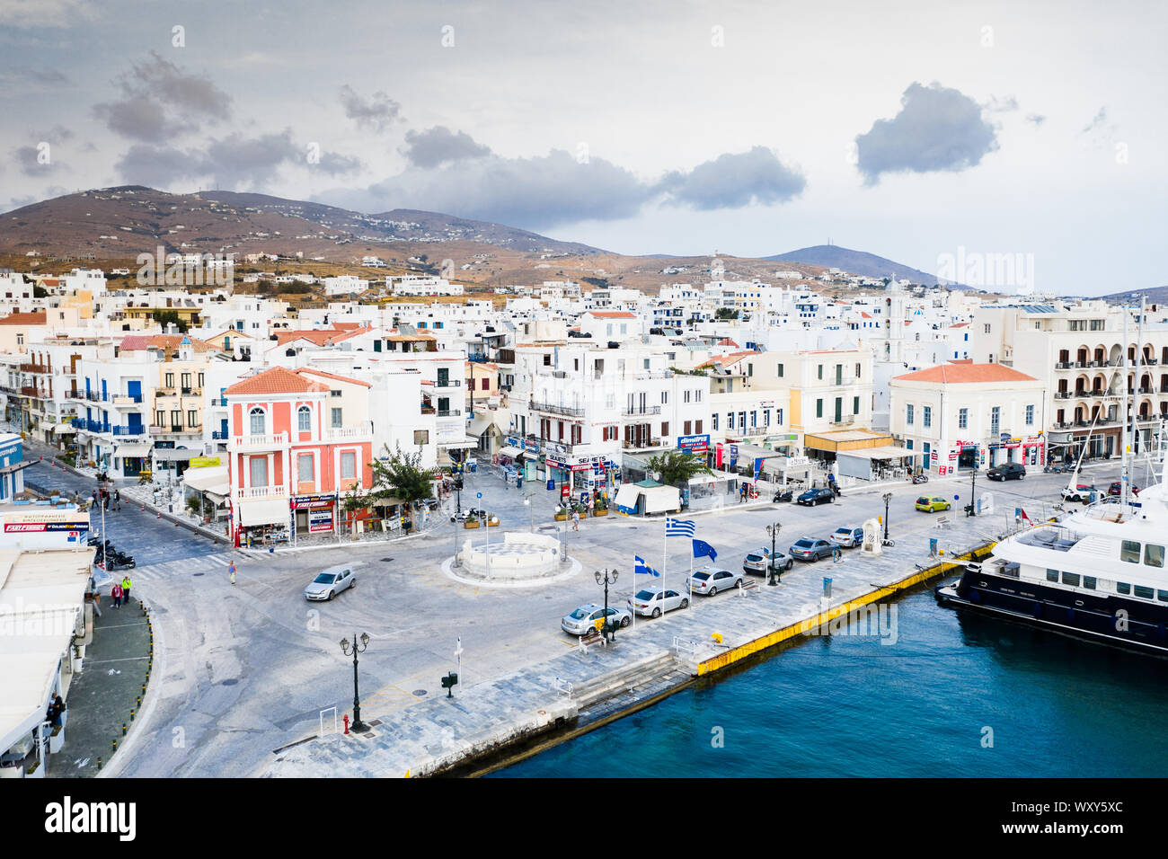 Tinos greece aerial hi-res stock photography and images - Alamy