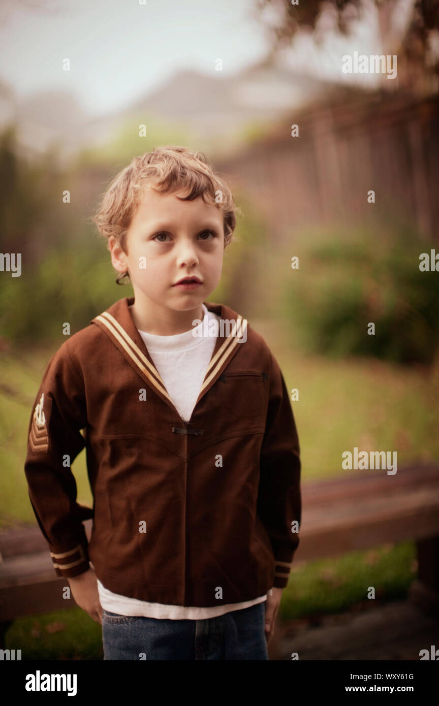 Portrait of a small boy Stock Photo - Alamy
