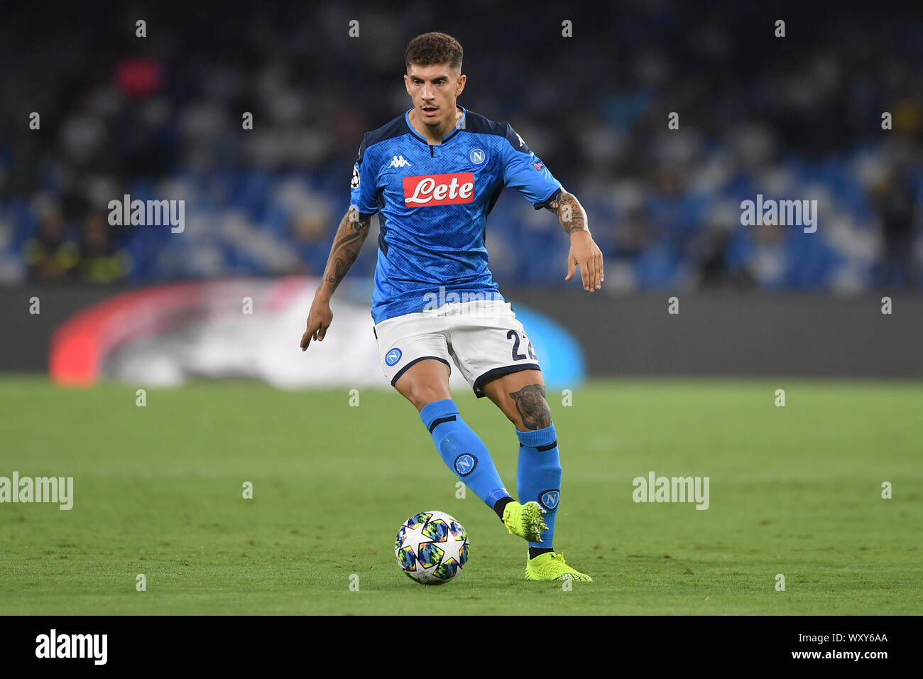 Napoli, Italy. 17th Sep, 2019. Giovanni Di Lorenzo of Napoli Napoli 17 ...