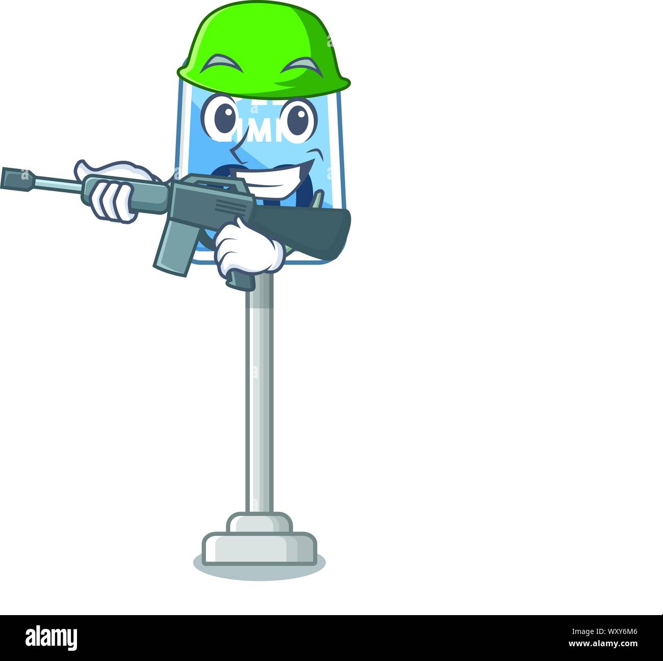 Army speed limit with the character shape Stock Vector Image & Art - Alamy