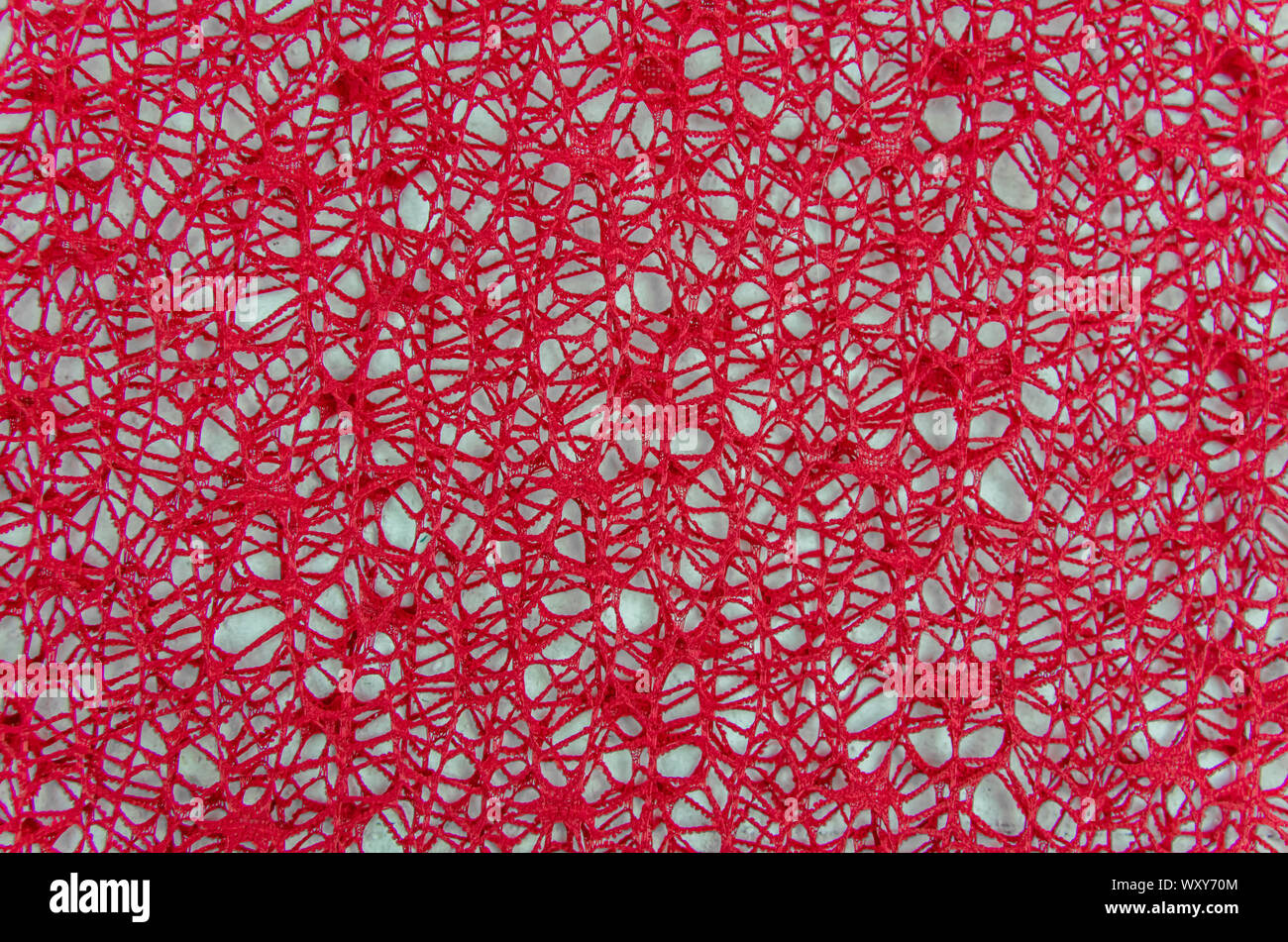 red mesh background on a white background Stock Photo - Alamy