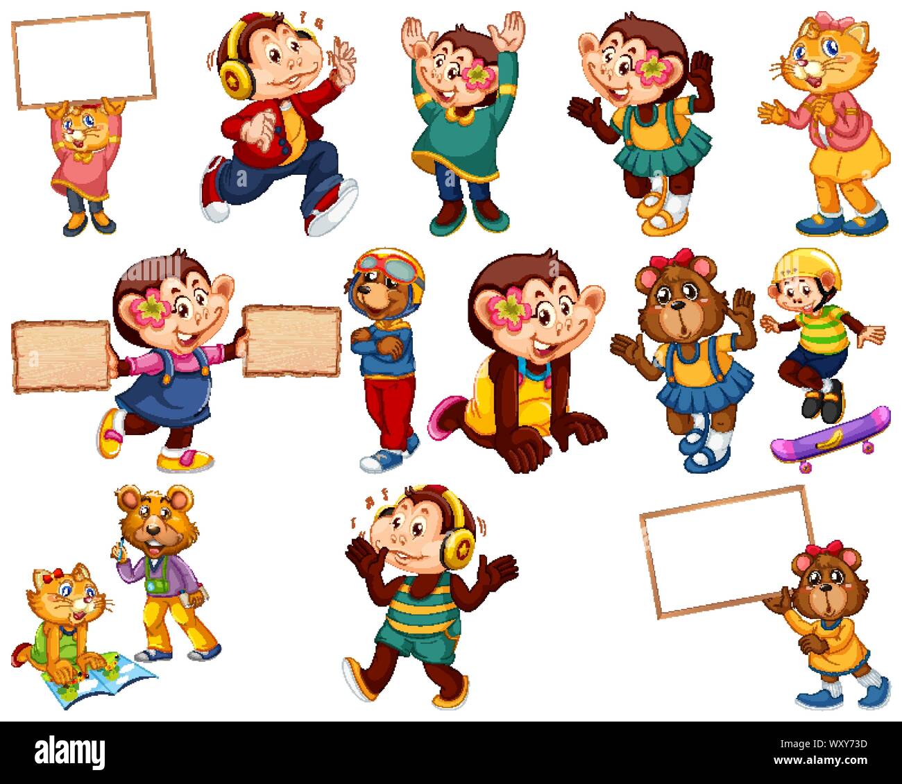 Pig like animals Stock Vector Images - Alamy